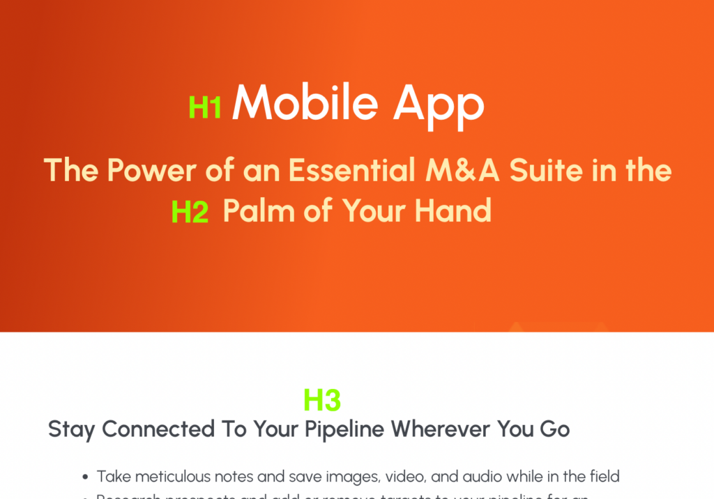Heading Tag Hierarchy on Wordpress Websites - Rock, Pixel, Scissors